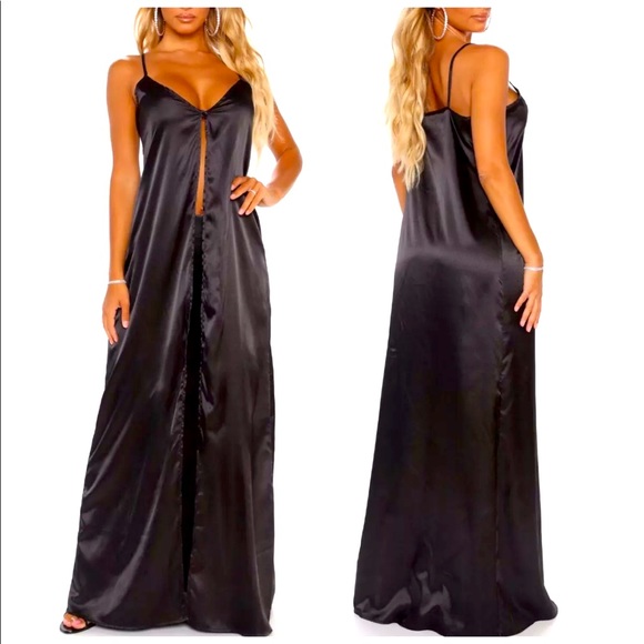 Fashion Nova | Intimates & Sleepwear | Satin Full Length Long Maxi Slip ...